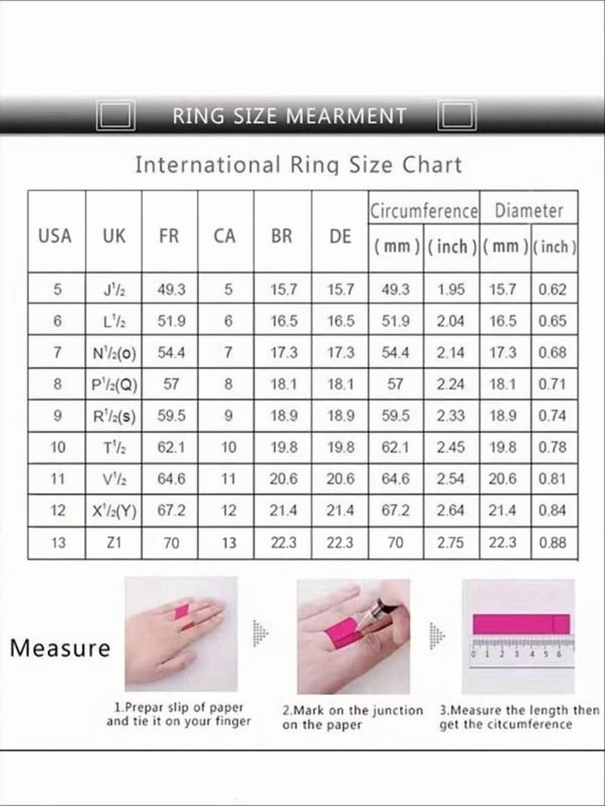 1 PC Fashion Ring for Women and Men for Valentine's Day Gift ...