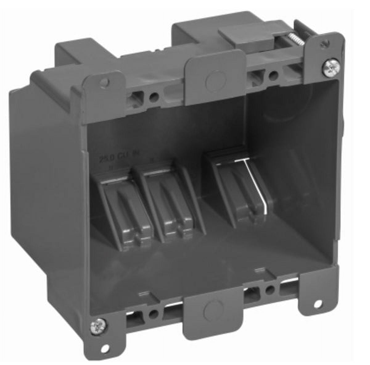 1 PC,Gardner Bender BOX-RD25 2 Gang Switch/Outlet Electrical Box, Gray ...