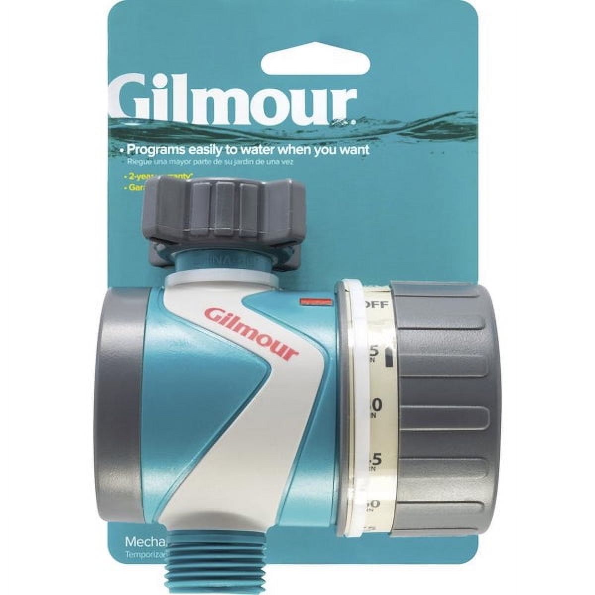 1 PC Gilmour Programmable 1 zone Mechanical Sprinkler Timer - Walmart.com