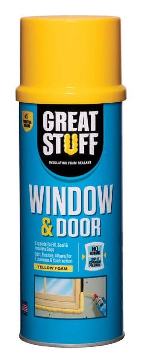 1PC-Great Stuff 99108862 Window & Door Yellow Foam Insulating Filler ...