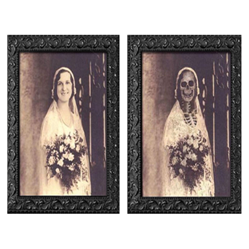 1 PC Halloween Decoration,Halloween 3D Changing Face Moving Portrait ...