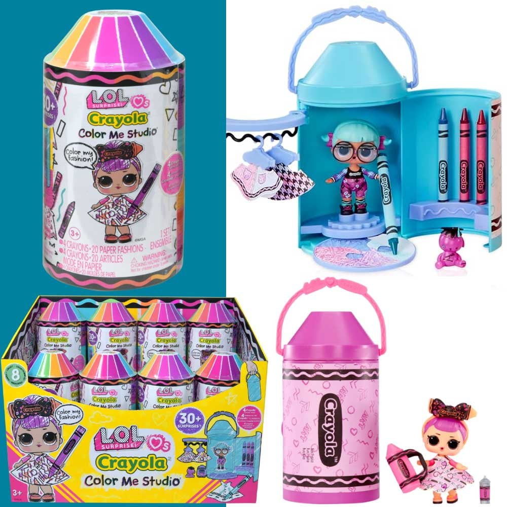 L.O.L. Surprise! CRAYOLA Color Me Studio Crayons (4 Count) - Walmart.com