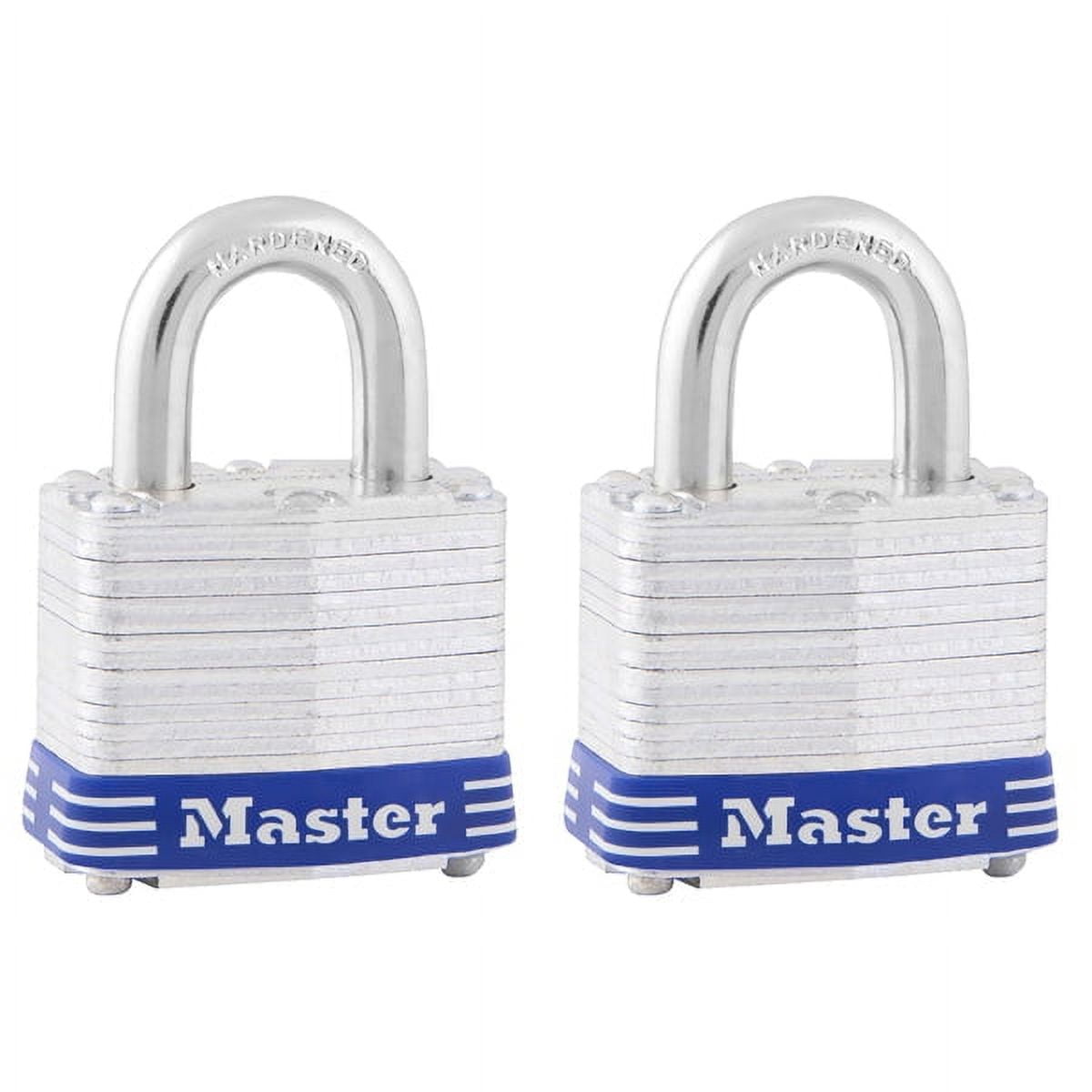 1 PC Master Lock 1-5/16 in. H X 1-9/16 in. W Laminated Steel Double ...