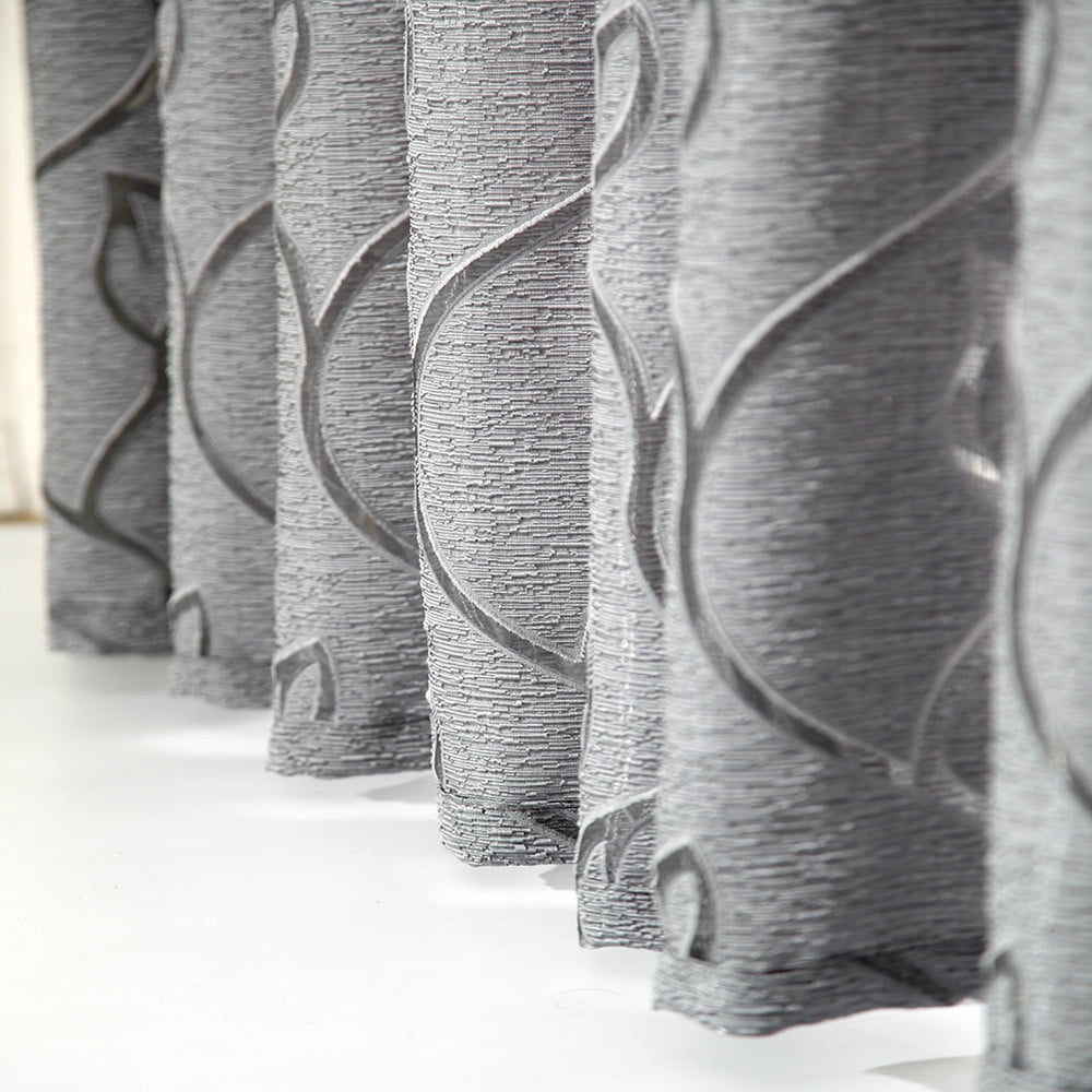 1 PC Modern Voile Curtain Scarf Valance - 200cm x 100cm Sheer Window ...