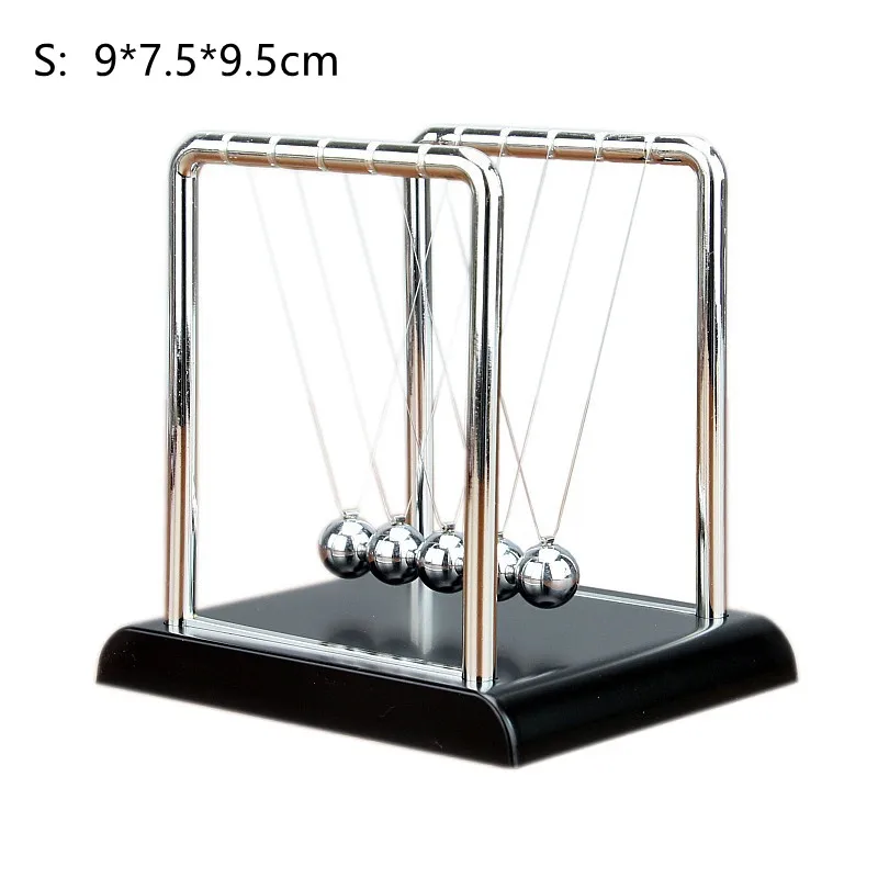 1 PC Newton Cradle Balance Steel Balls Perpetual Motion Collision Ball ...