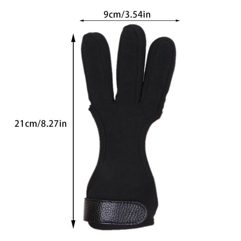 1 PC Outdoor Sports Accessories Shooting Hand Guard Protector 3 Fingers ...