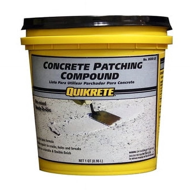 1 PC Quikrete Concrete Patch 1 qt Gray - Walmart.com