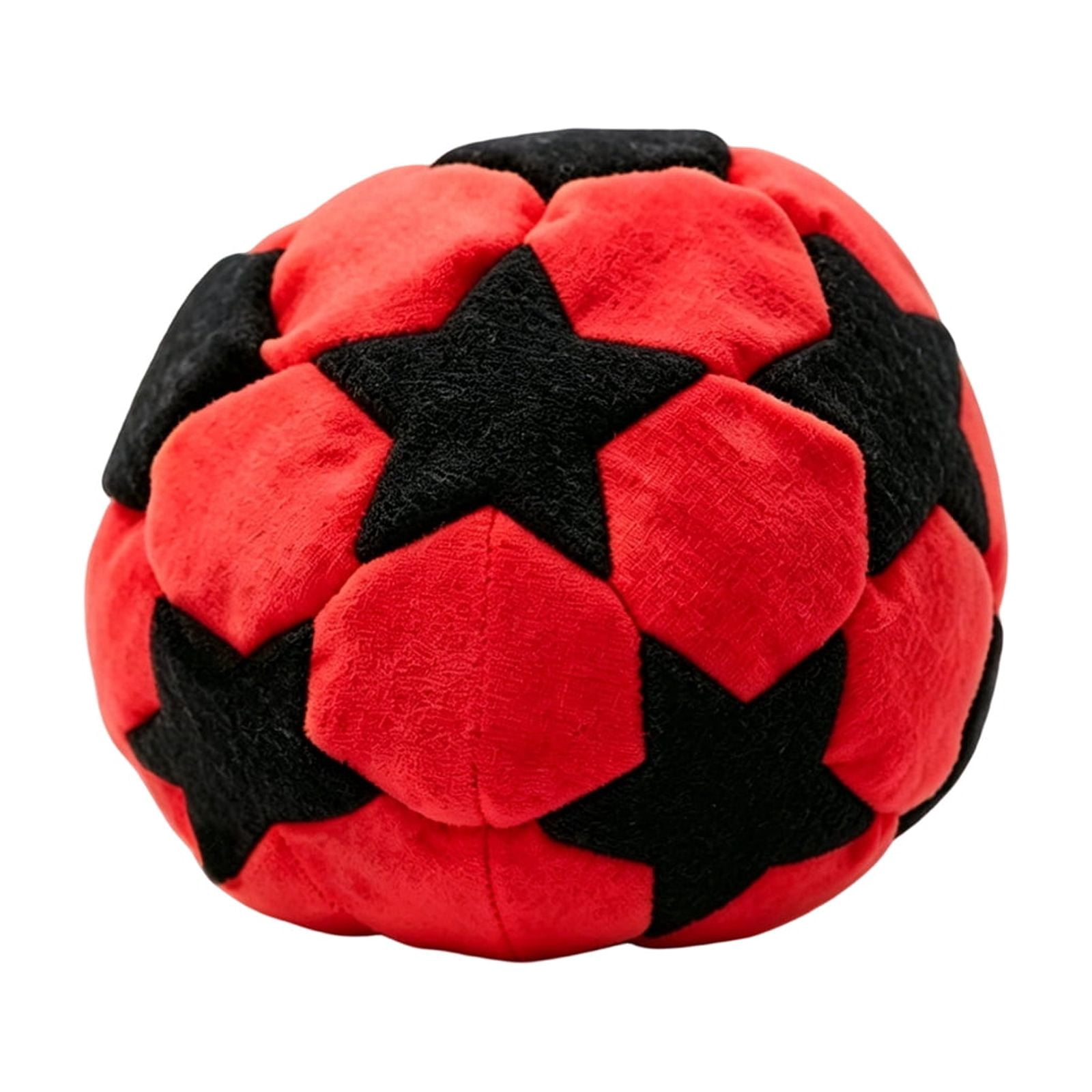 1 PC Red Black 2026 Upgraded Soft Plush Footbag Sack, Lightweight ...
