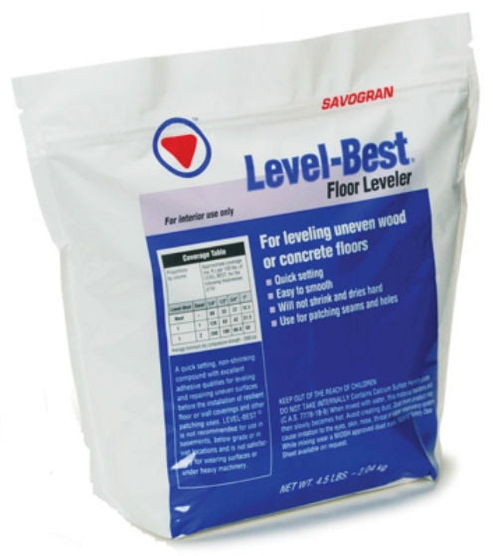 Savogran Level-Best Wood, Tile, Vinyl, Concrete Floor Leveler & Repair ...