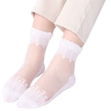 1 PC Socks for Women Soft Print Warm Medium Sport Socks Compression ...