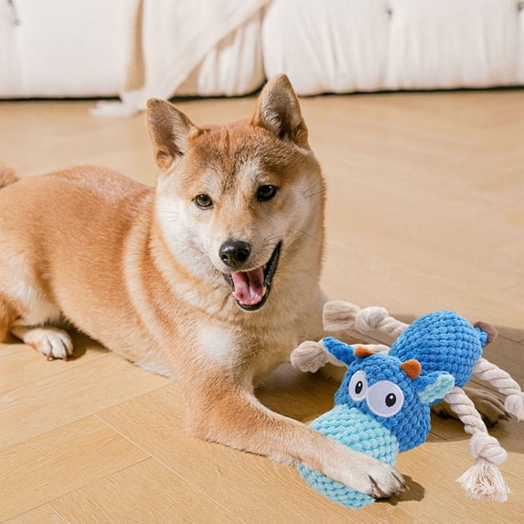 1 PC Squeak Dog Toy Stuffed Plush for Small & Medium Breeds - Soft Chew ...