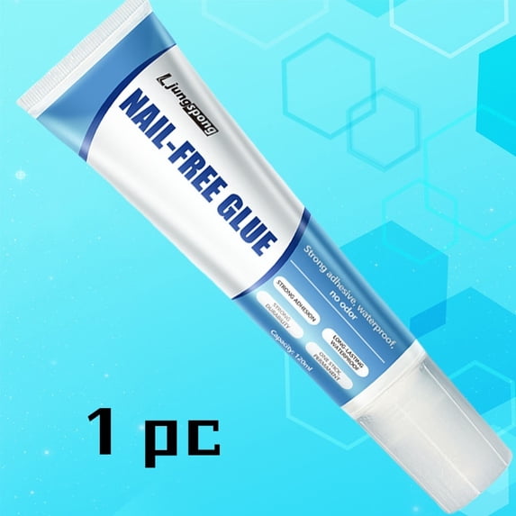 1 PC Strong Nail-Free Glue, High Viscosity Multi-Surface Adhesive for ...