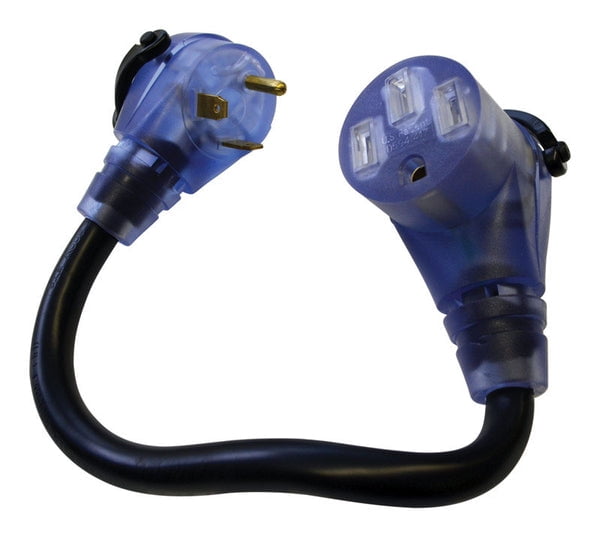 1 PC US Hardware 18 in. 50 amps RV Electrical Conversion Adapter 1 pk ...