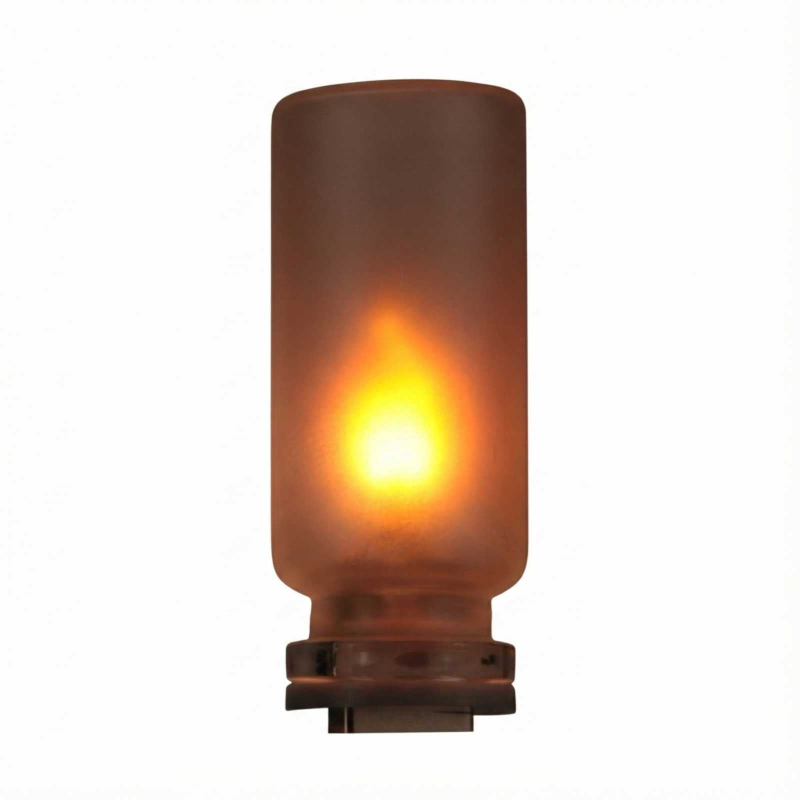 1 PC USB LED Flame Light, Realistic Flickering Car Interior Ambient ...