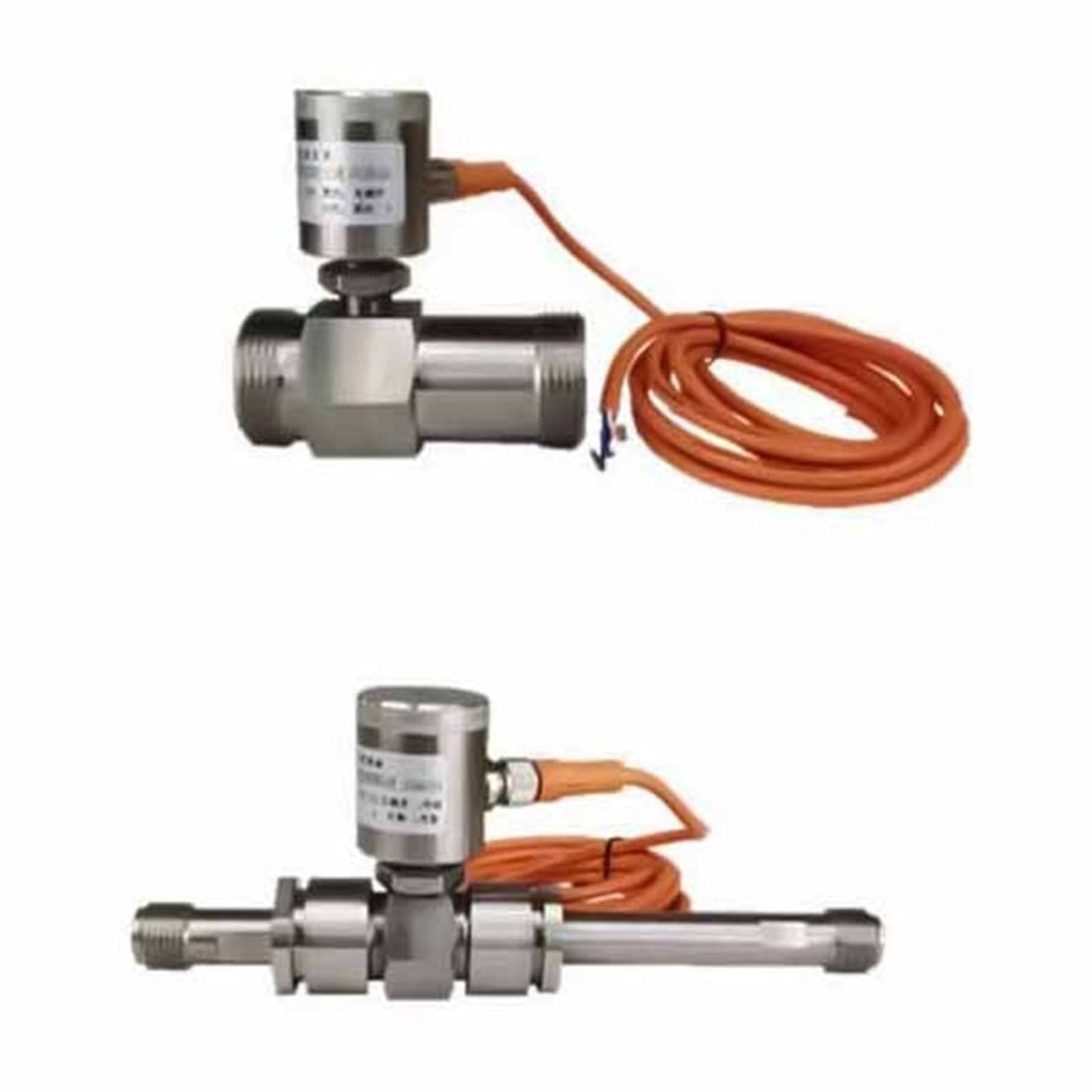 1 PC Ultrasonic Liquid Turbine Flow Meter Sensor Transmitter RS485 ...