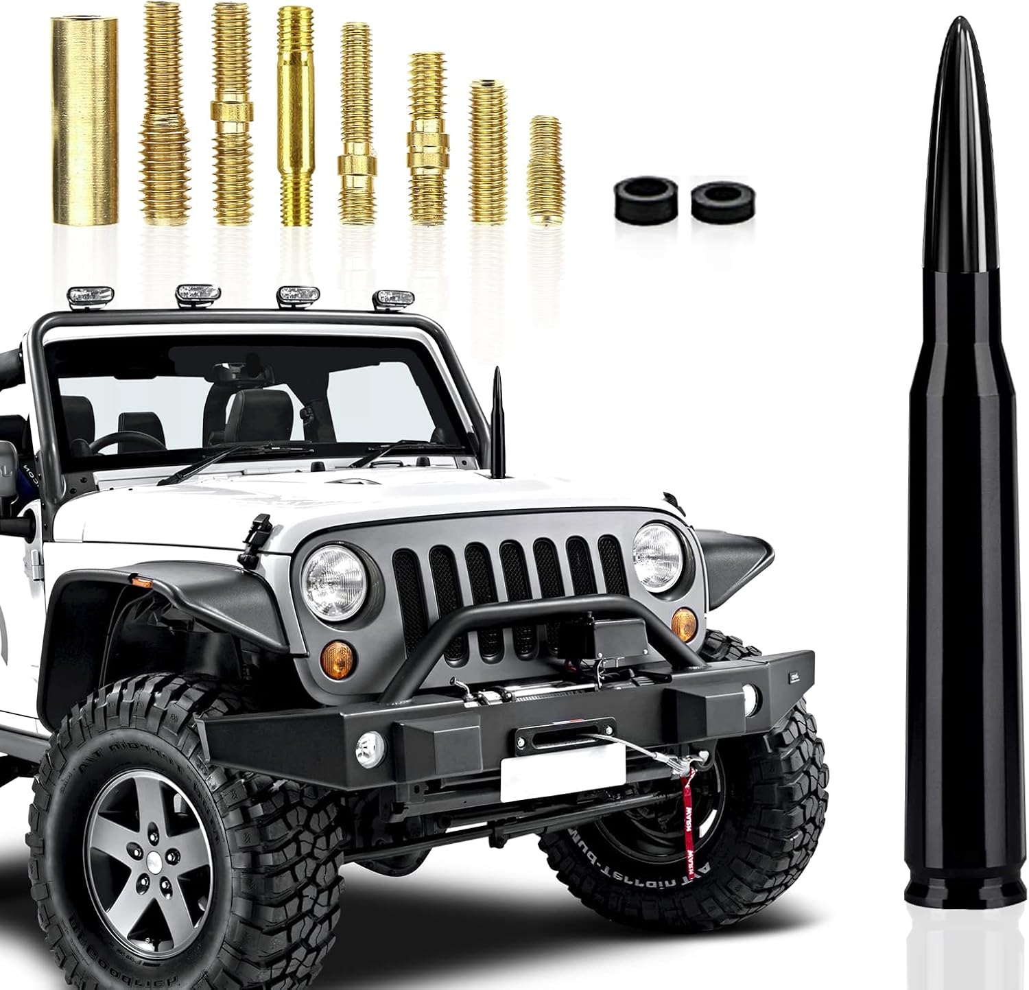 1 PC Universal Car Truck Bullet Antenna for GM Chevy Silverado 1500 ...