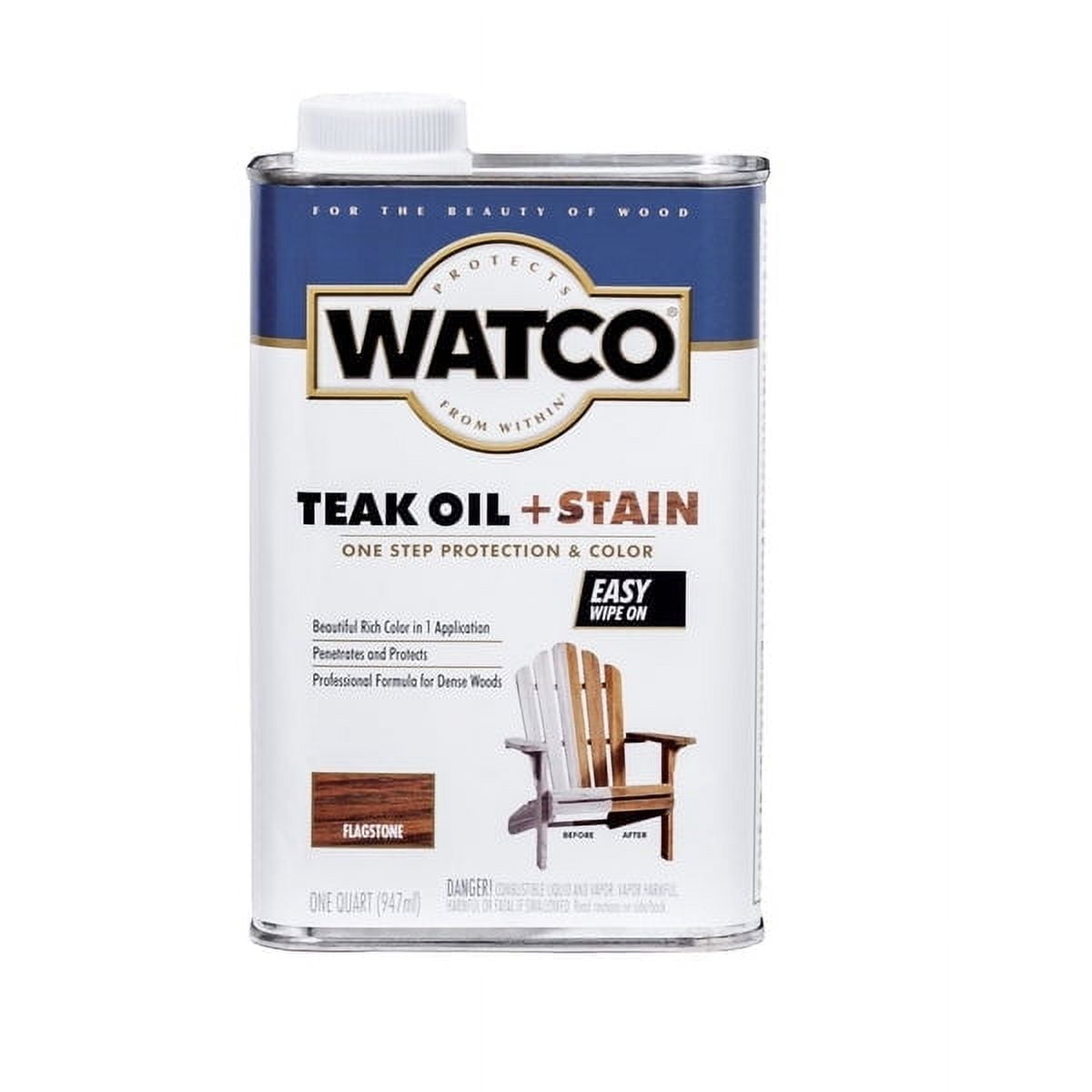 1 PC,Watco 348758 Teak Oil + Stain, 1 Quart - Walmart.com