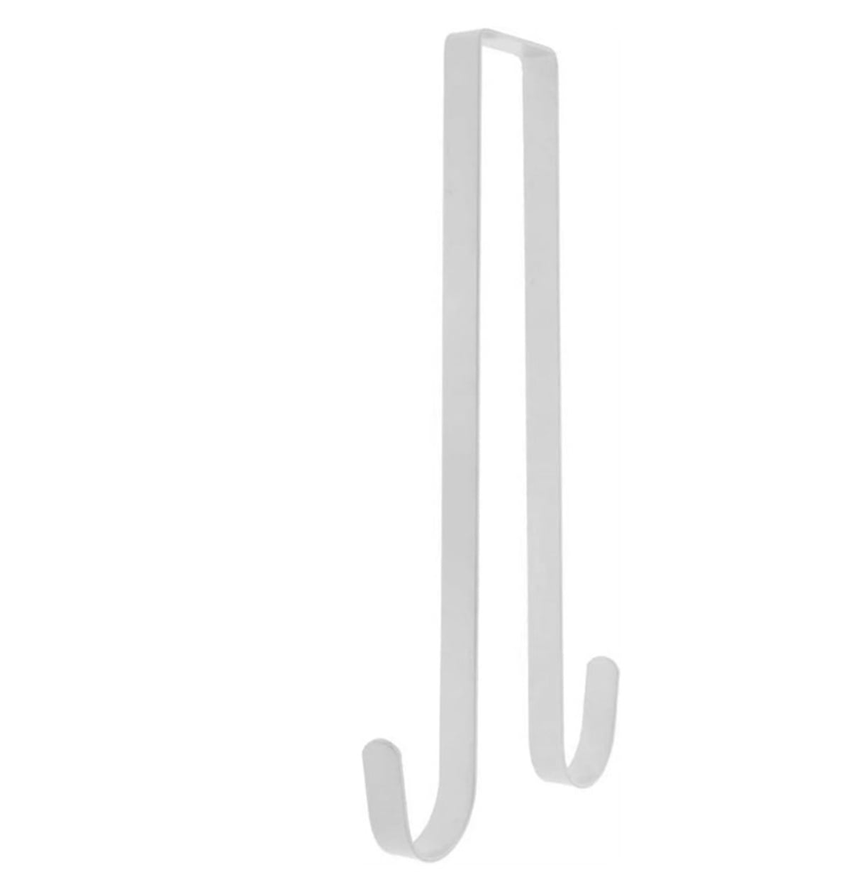 1 PC White Iron Art Double Hooks,15 Inches Metal Double Wreath Hanger ...