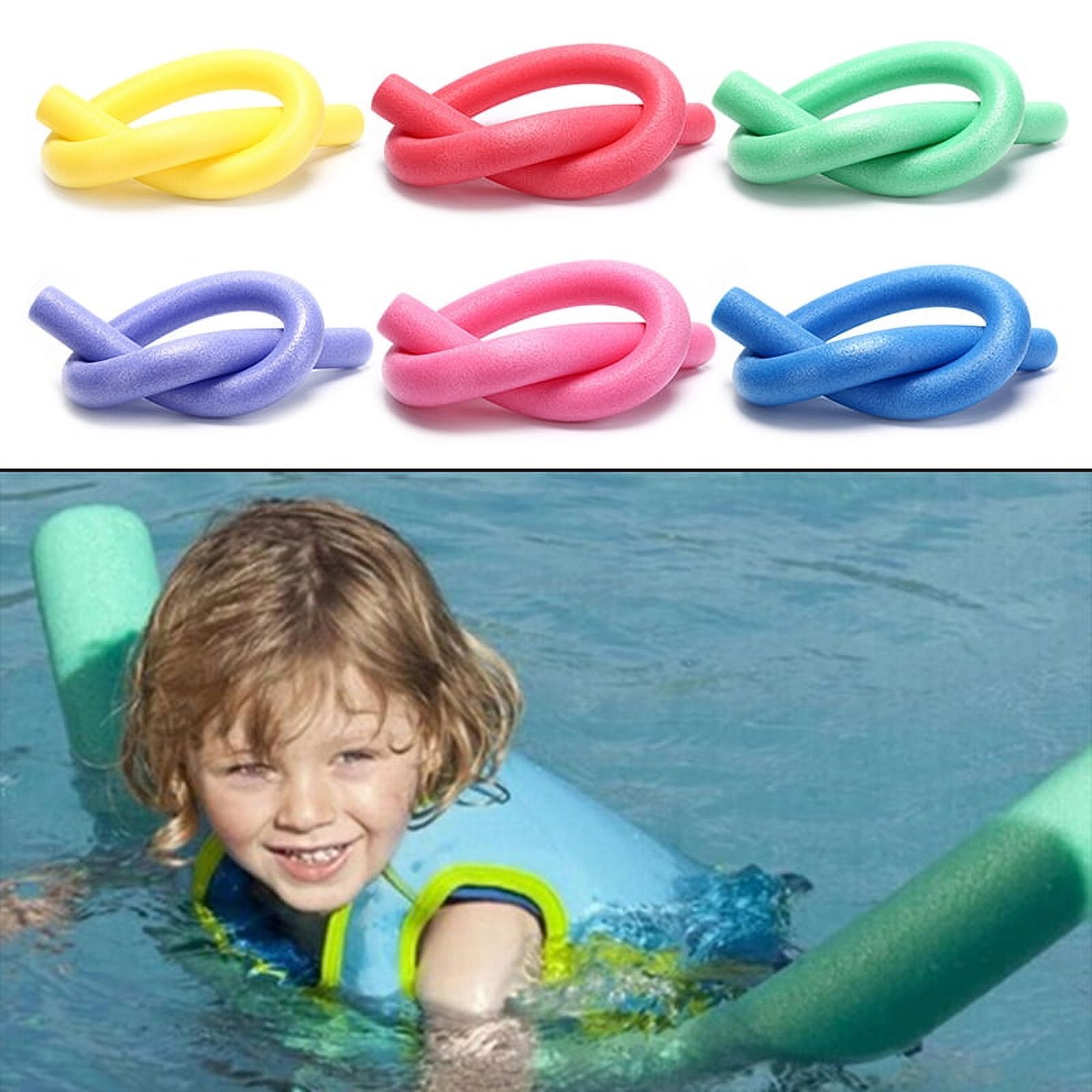 1 PC hollow Flexible Swimming Swim Pool Water Float Aid Woggle Noodles ...