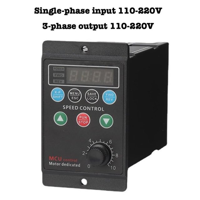 1 PC inverter, single-phase input and three-phase output, for three ...