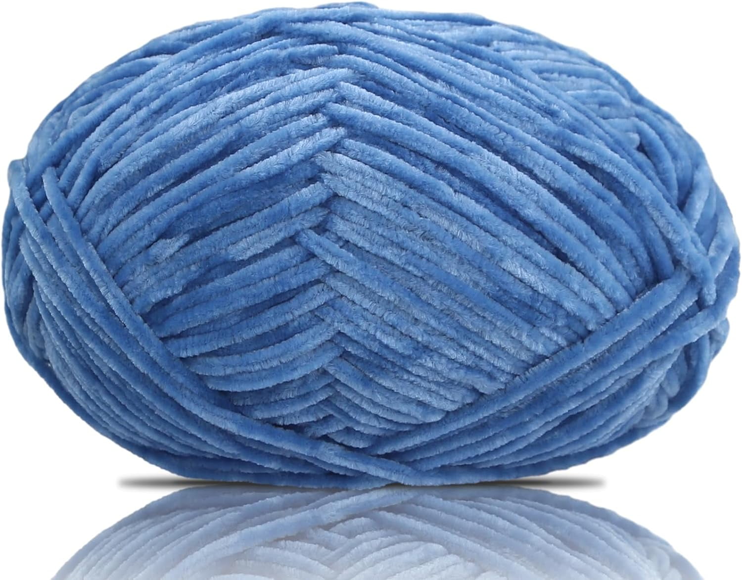 1 PCS 100g Soft Chenille Yarn Velvet Yarn for Crocheting,Fluffy Yarn ...