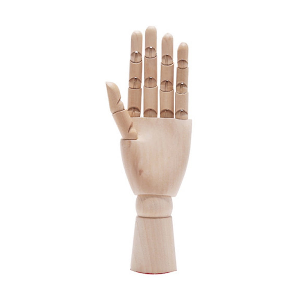 1 PCS 7.1 Inch Wooden Hand Model,Articulated Drawing Wood Mannequin ...