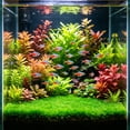 1 PCS Artificial Aquarium Grass Mat, 10"x10" Plastic Lawn & Landscape ...