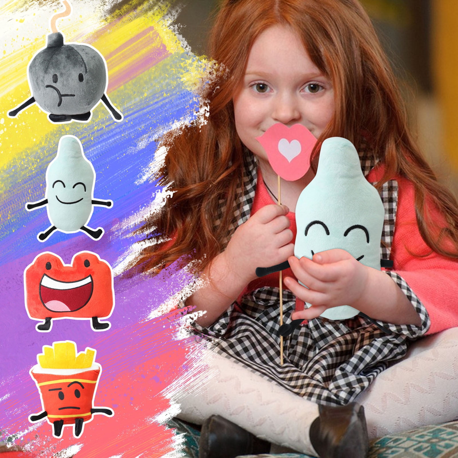 1 PCS BFDI Dream Island Plushies for Christmas Cheer: Soft, Lovable ...