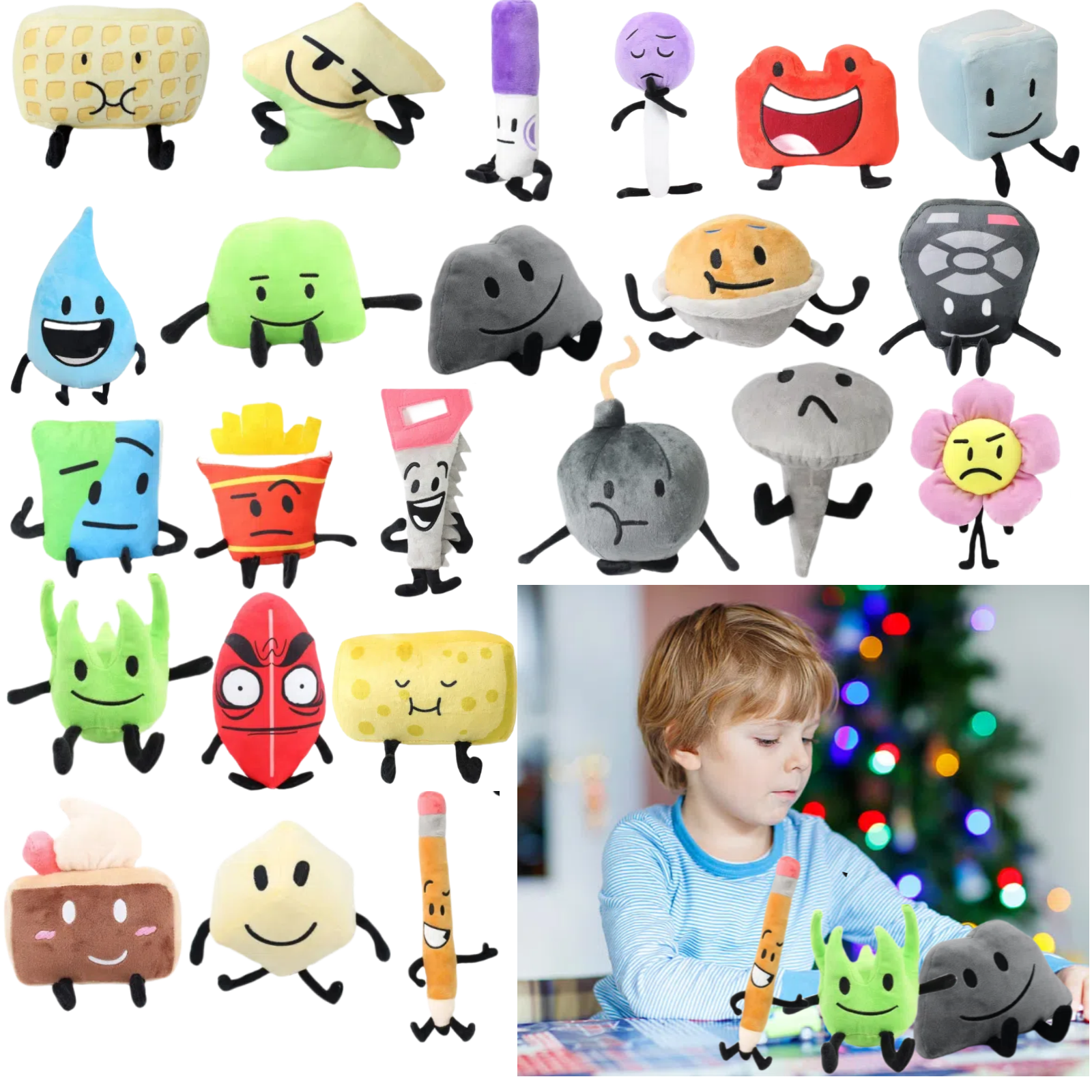 1 PCS BFDI Dream Island Plushies for a Merry Christmas: Soft, Huggable ...