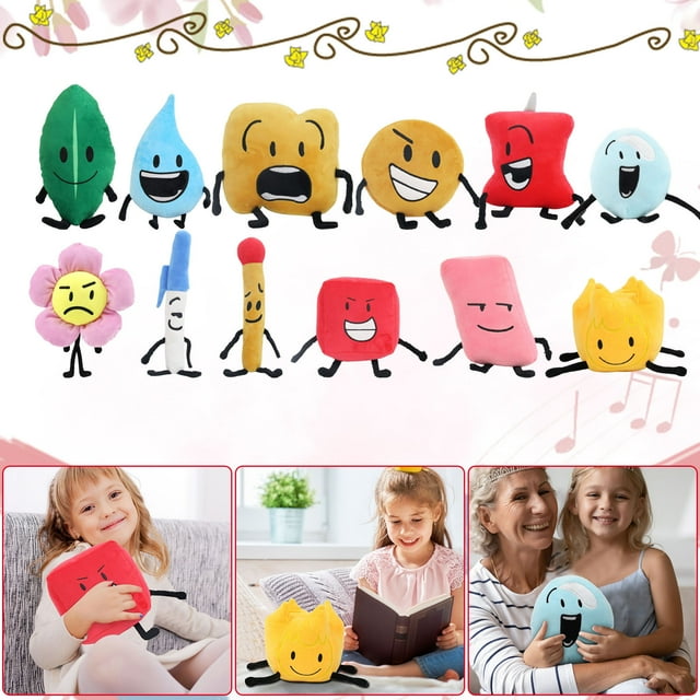 1 PCS BFDI Plush Dolls: Battle for Dream Island Characters in Cute ...