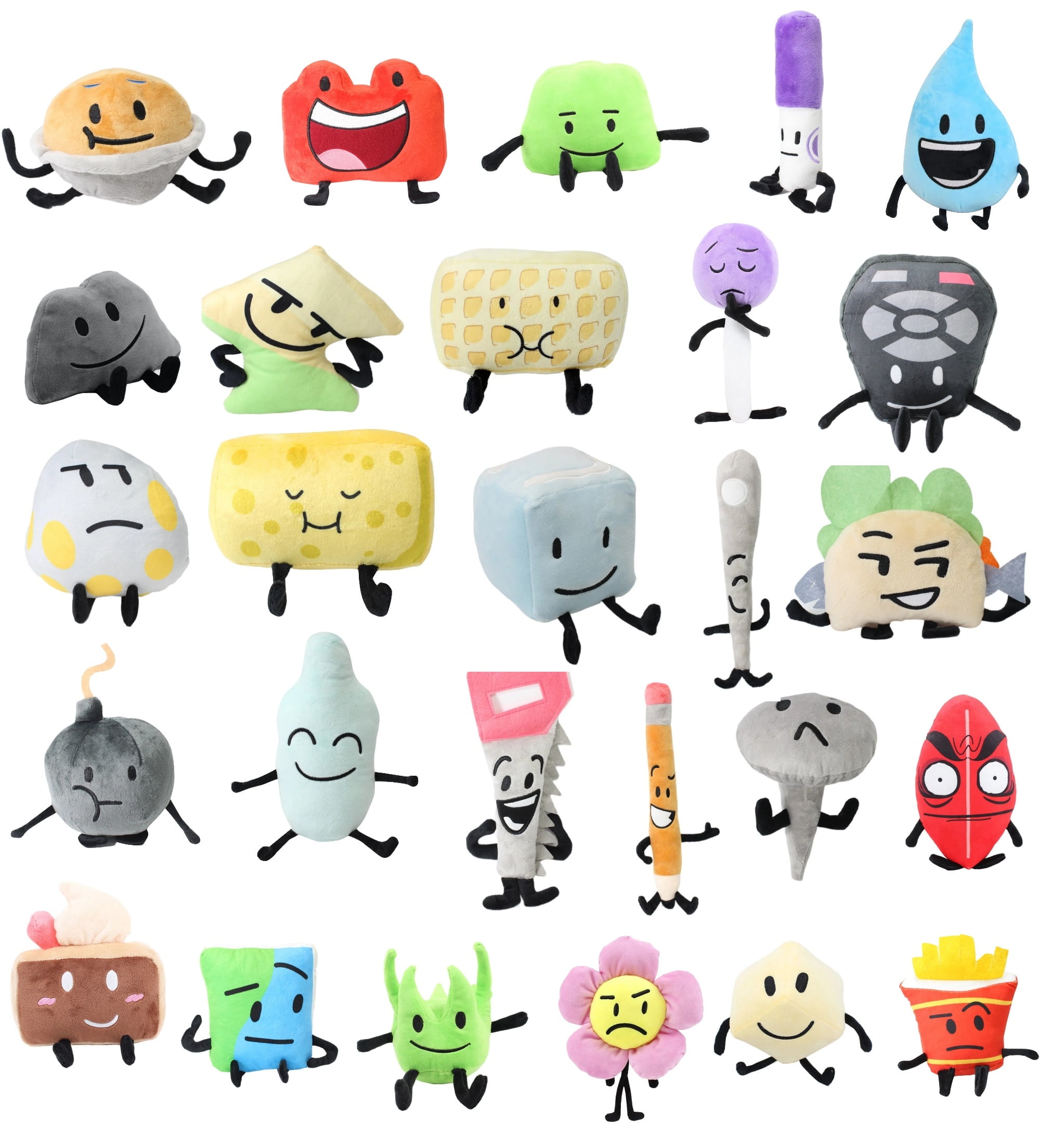 1 PCS BFDI Stuffed Animals Plushies Toys, Battle For Dream Island ...