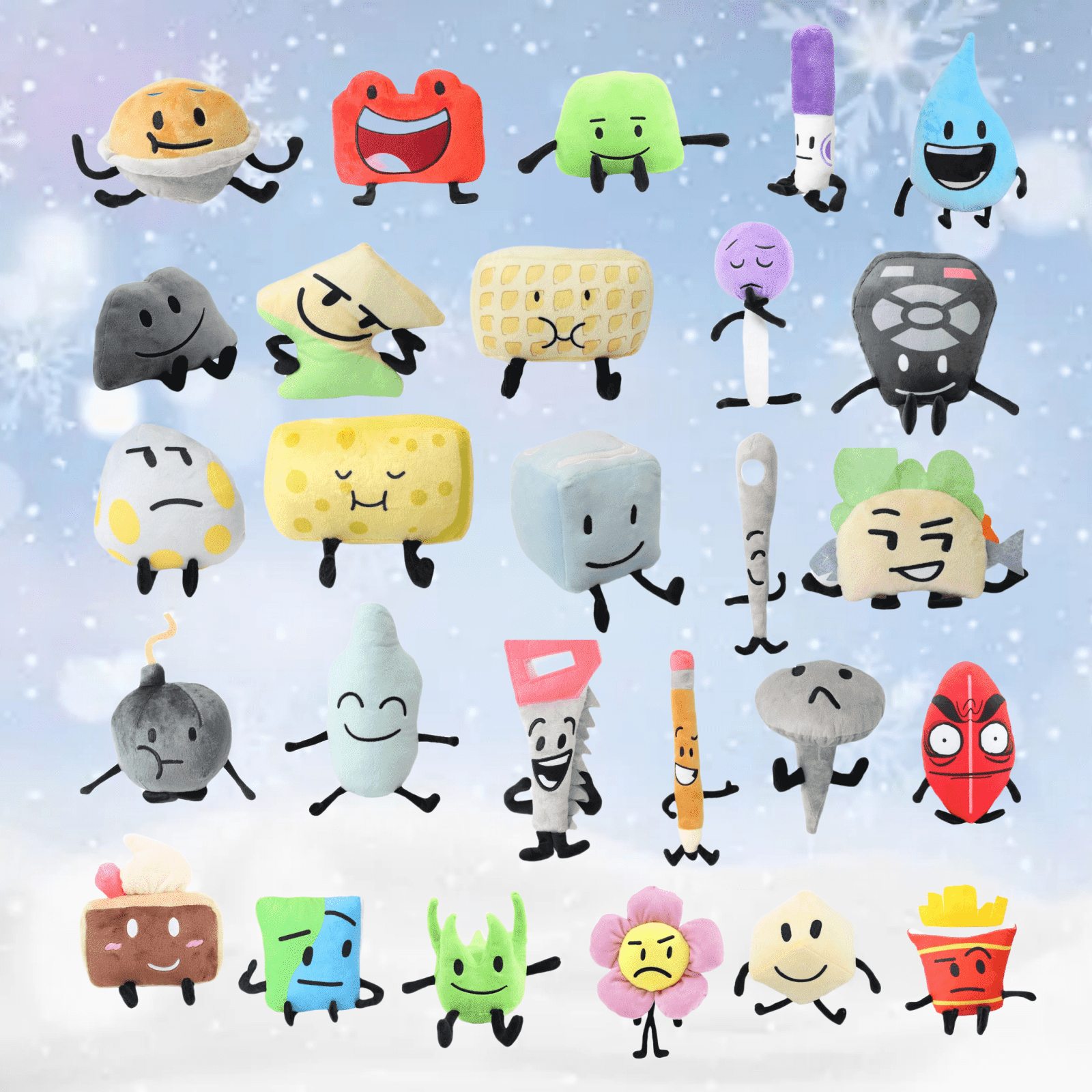 1 PCS Battle for Dream Island,Bfdi Plush,Bfb Plush,Plushies,1 Plush Toy ...
