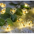 1 PCS Bee String Lights - Cute LED Fairy Lights for Home Decor, Battery ...