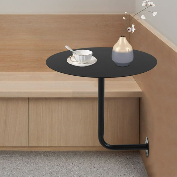 1 PCS Black Coffee Table, Wall Mounted Bar Table, Pub Table, 40*45cm/15.75*17.72in - Walmart.com