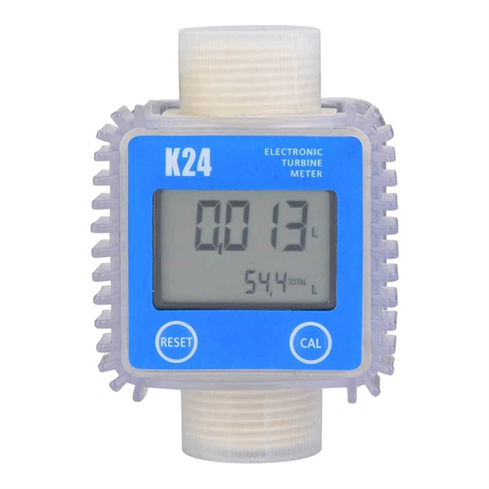 1 PCS Digital K24 Turbine Oil Fuel Flow Meter Chemicals Water Sea ...