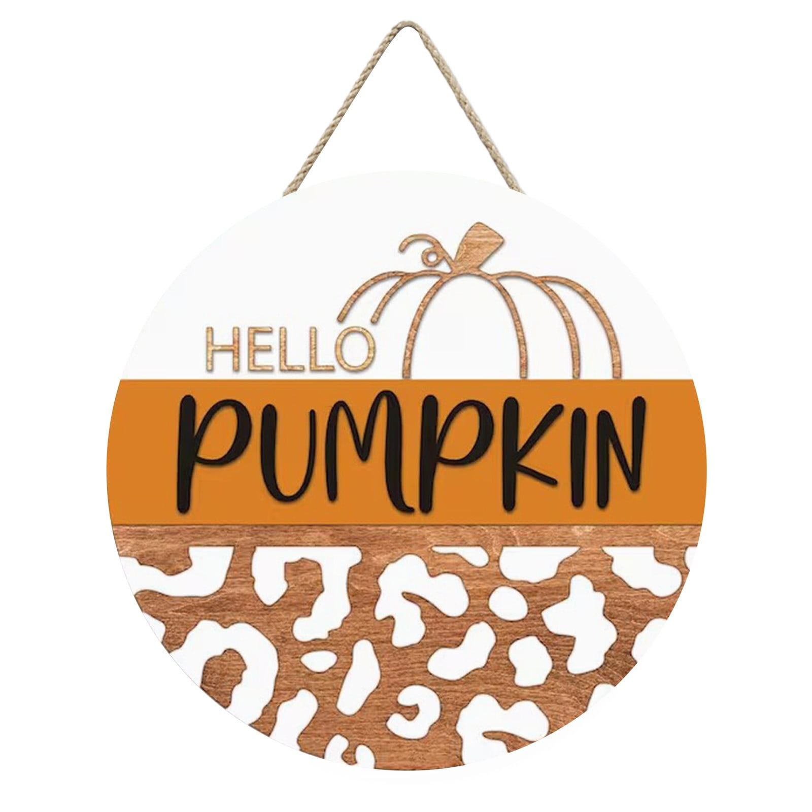 1 PCS Front Door Welcome Hanging Sign Plaque Fall Door Porch Sign ...