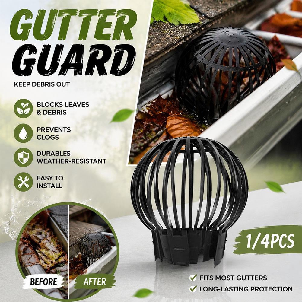 1 PCS Gutter Downspout Leaf Guard, 5.5 Inch Plastic Debris Catcher for ...