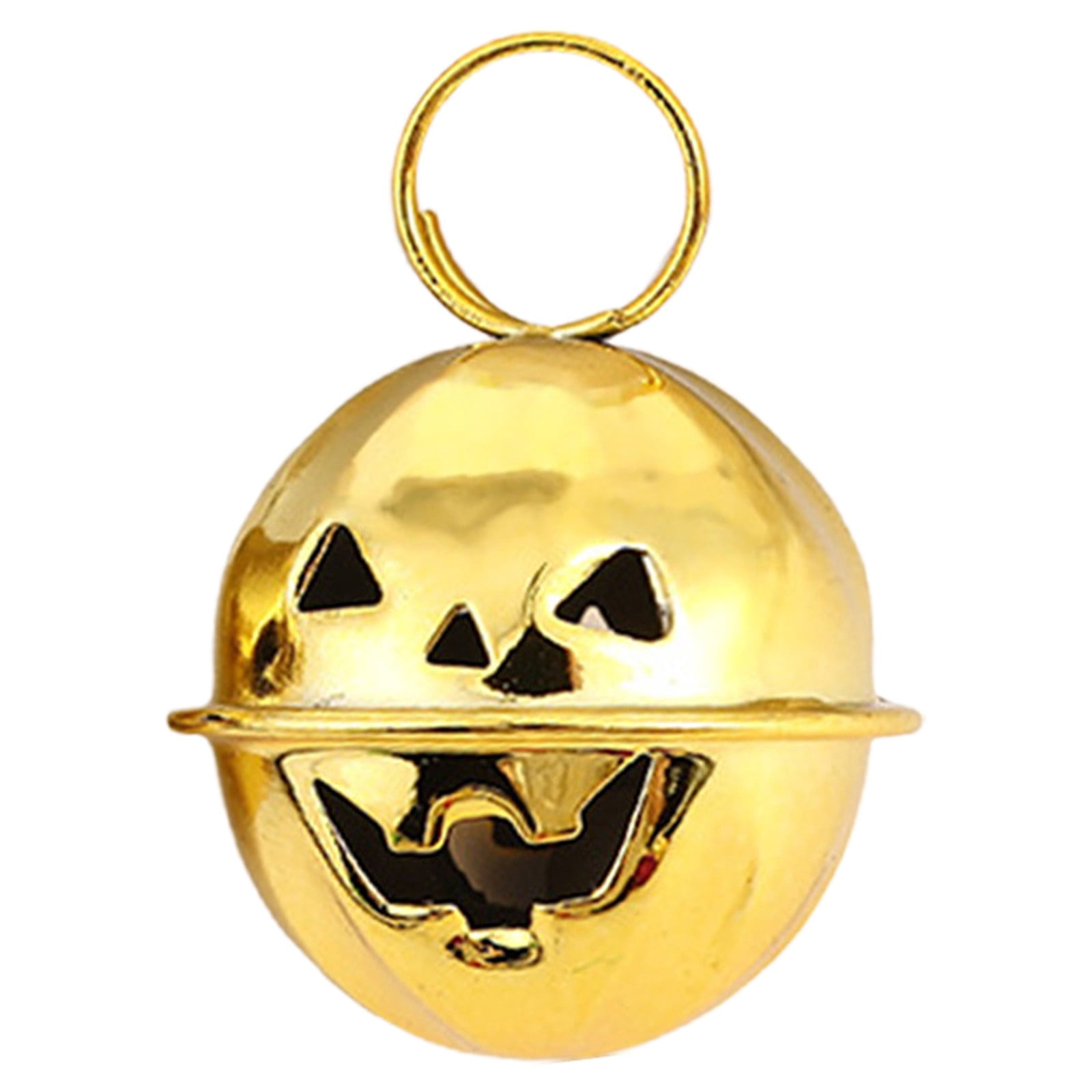 1 PCS Halloween Jingle Bells for Craft Mini Pumpkin Bells Head Craft ...