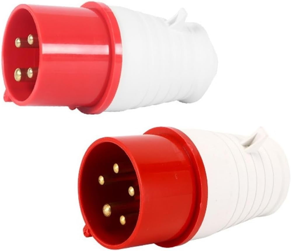 1 PCS Industrial Connector 16A 32A IP44 Three-Phase Industrial Socket ...