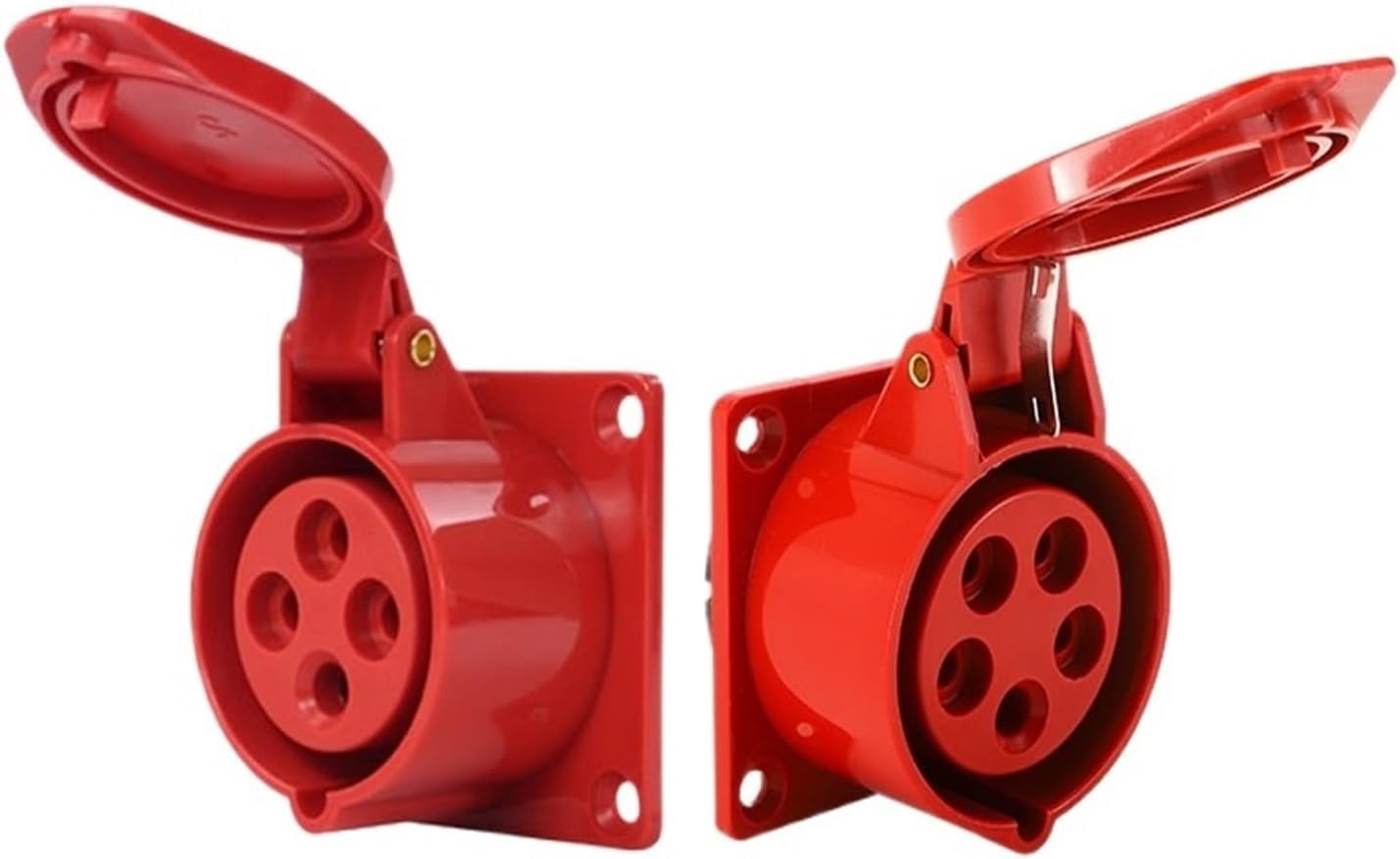 1 PCS Industrial Connector 16A 32A IP44 Three-Phase Industrial Socket ...