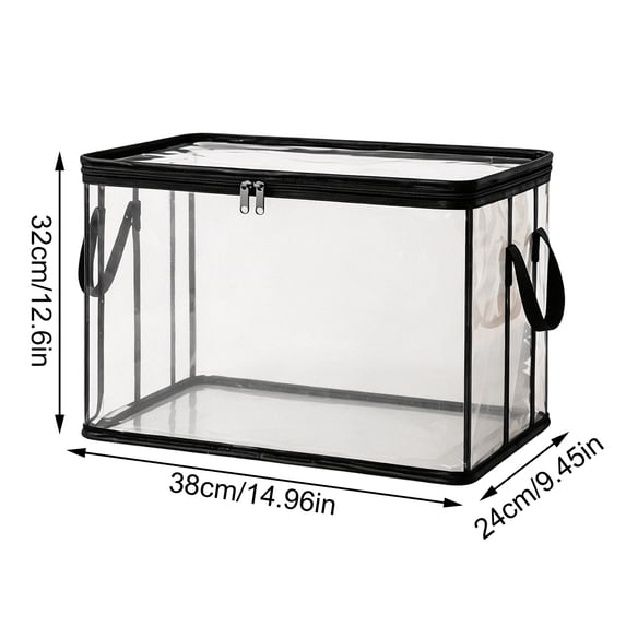 1 PCS Large Heavy-Duty Thick Plastic Clear Storage Bag for Clothes ...