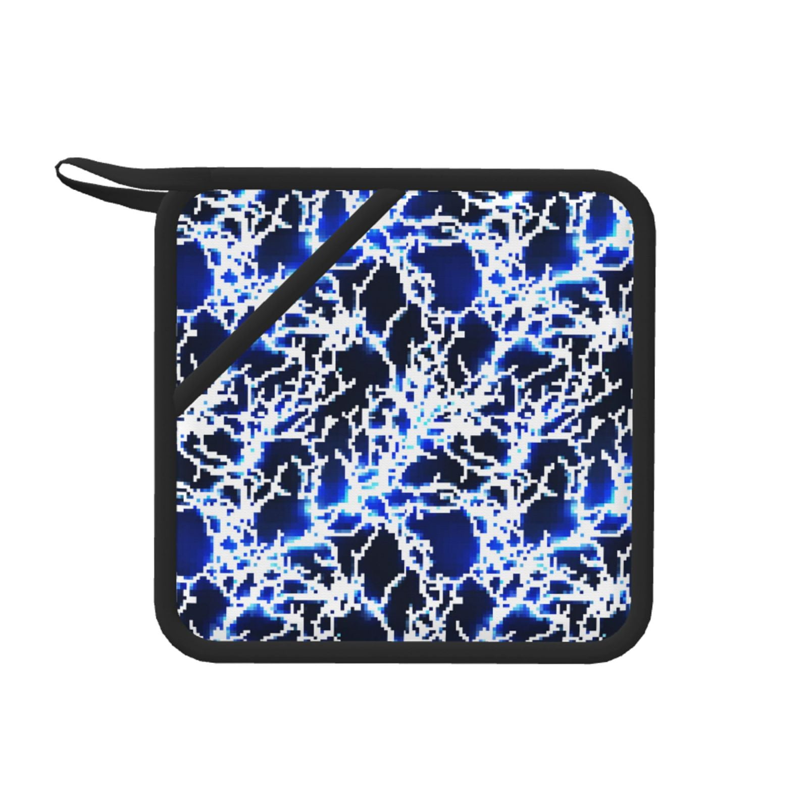 1 PCS Pot Holders for Kitchen - Blue Lightning2 Heat Resistant Non Slip ...