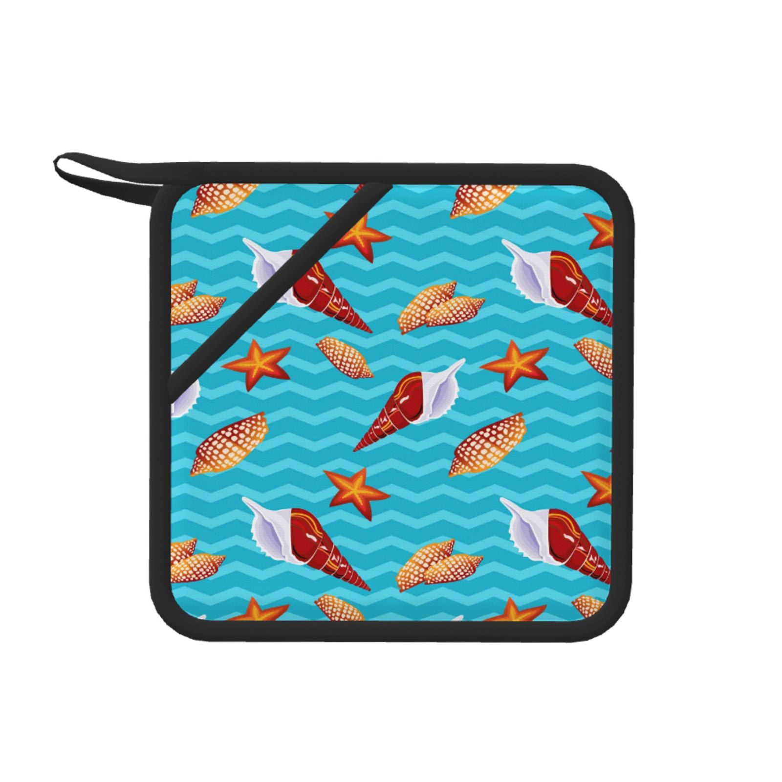 1 PCS Pot Holders for Kitchen - Conch Ripples Silicone Heat Resistant ...