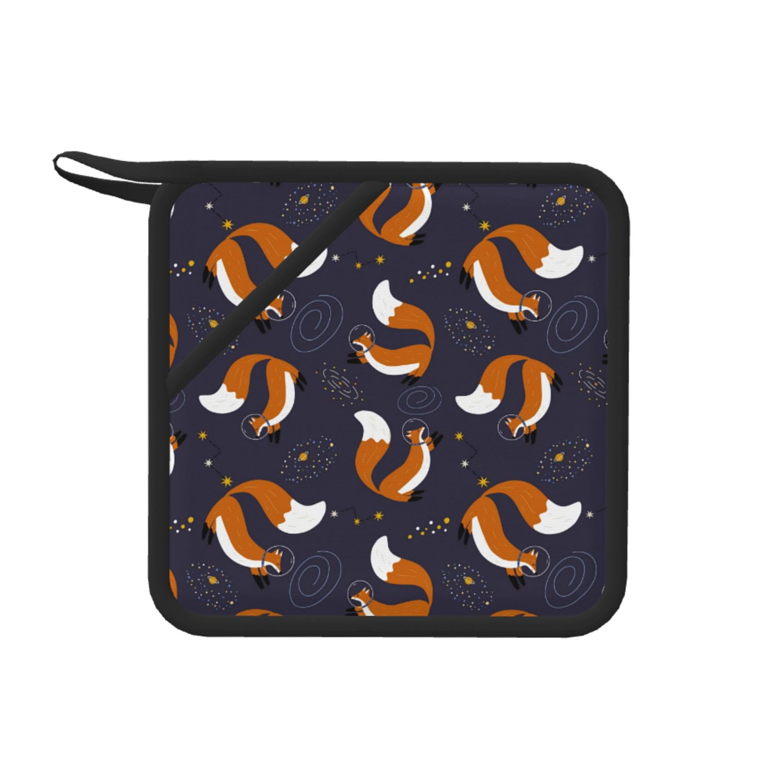 1 PCS Pot Holders for Kitchen - Cosmic Fox Silicone Heat Resistant Pot ...