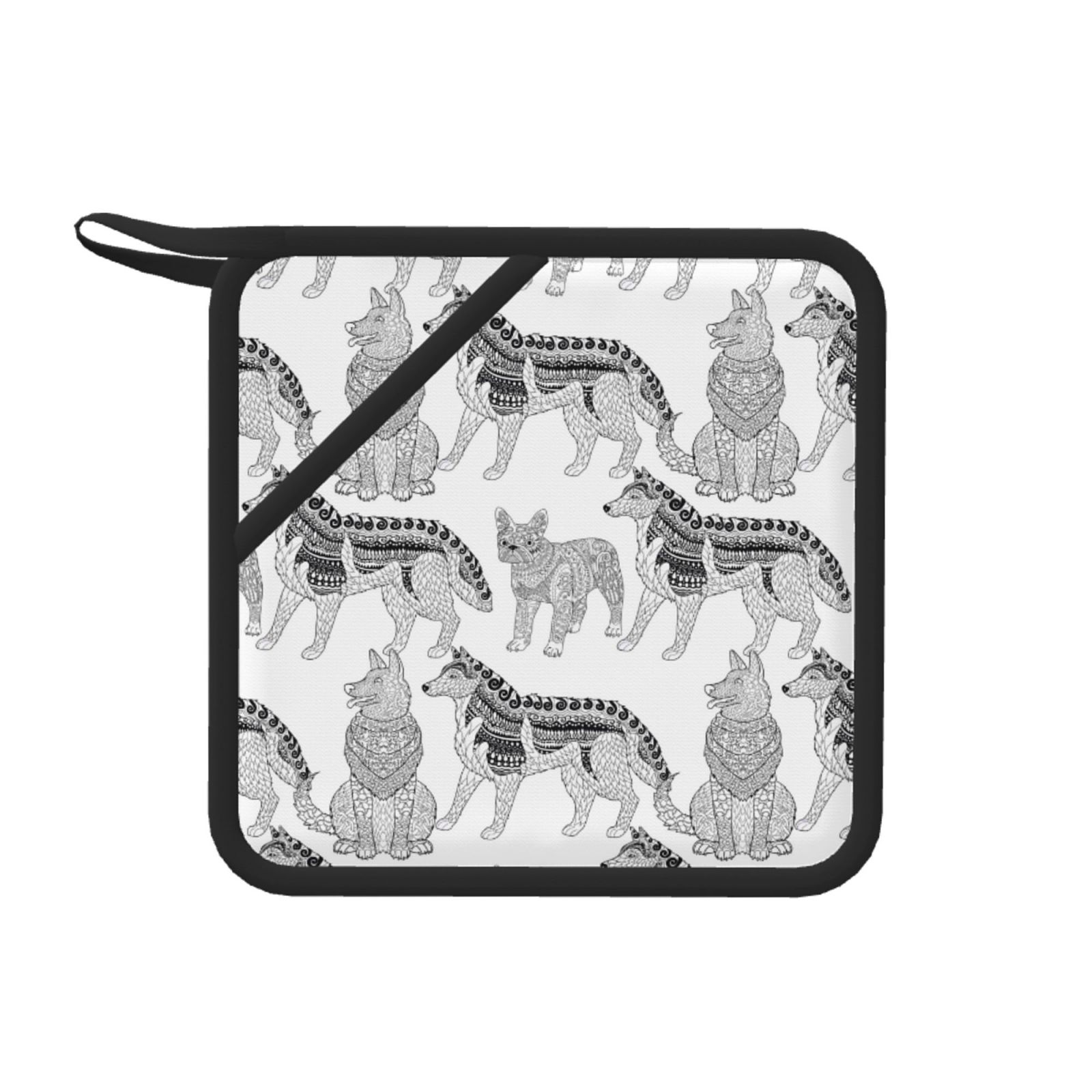 1 PCS Pot Holders for Kitchen - Cute German Shepherd Silicone Heat ...
