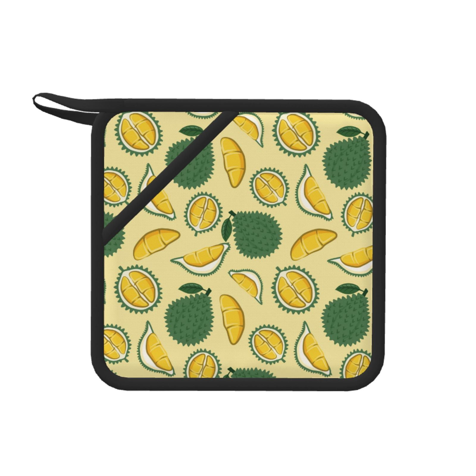 1 PCS Pot Holders for Kitchen - Cute Gold Durian Heat Resistant Non ...