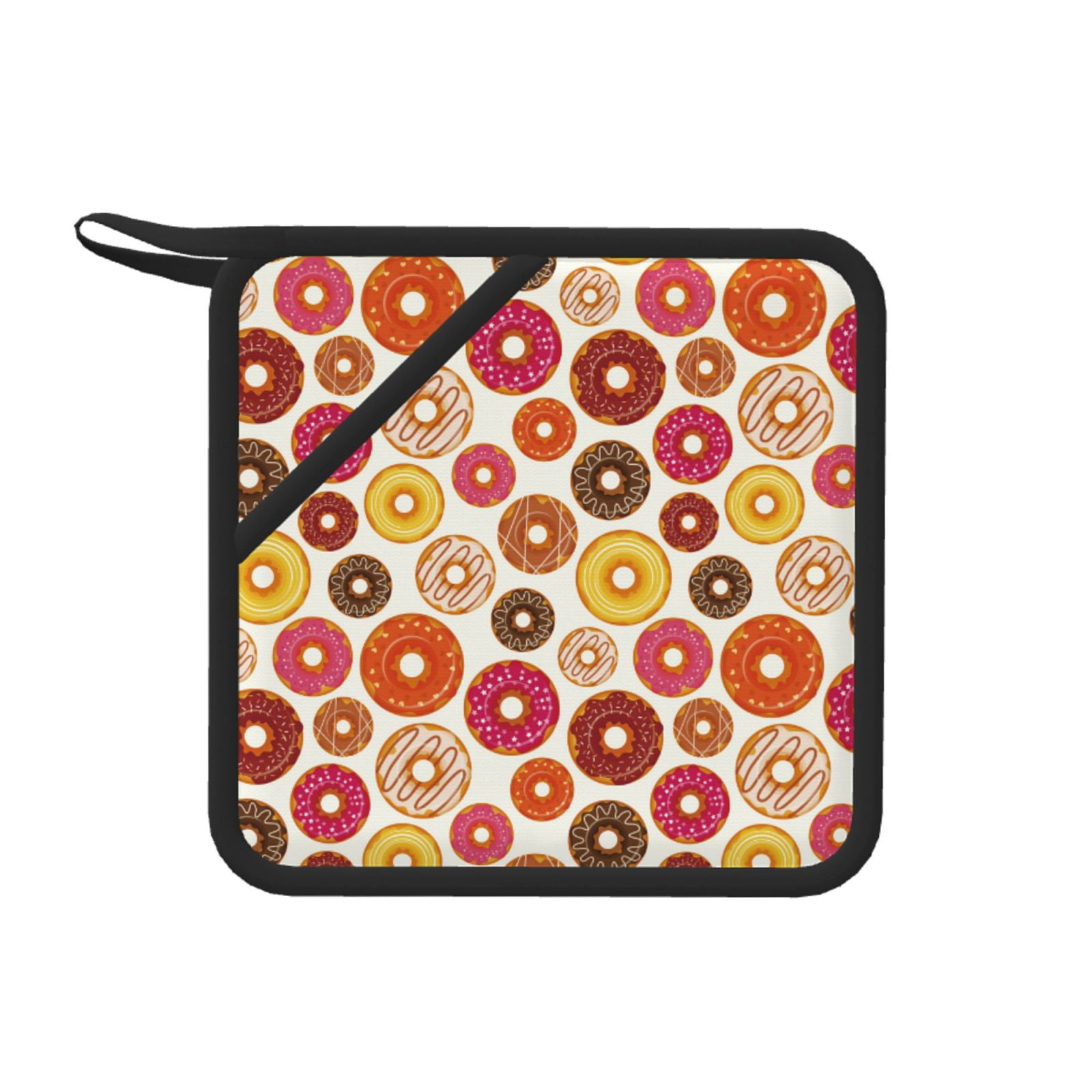 1 PCS Pot Holders for Kitchen - Donut pattern Silicone Heat Resistant ...