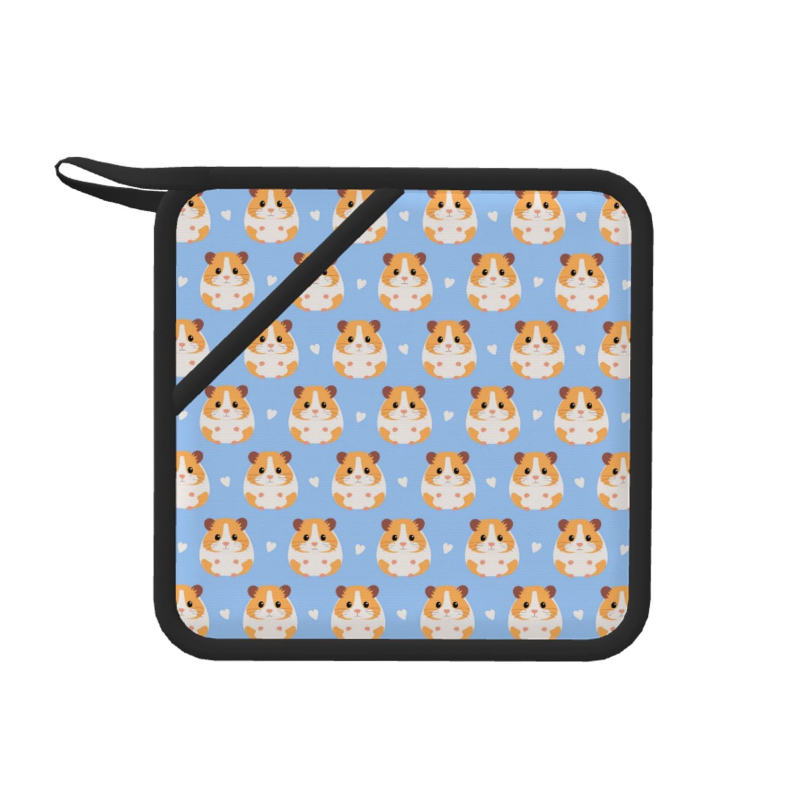 1 PCS Pot Holders for Kitchen - Elegant Cartoon Cute Hamster Heat ...