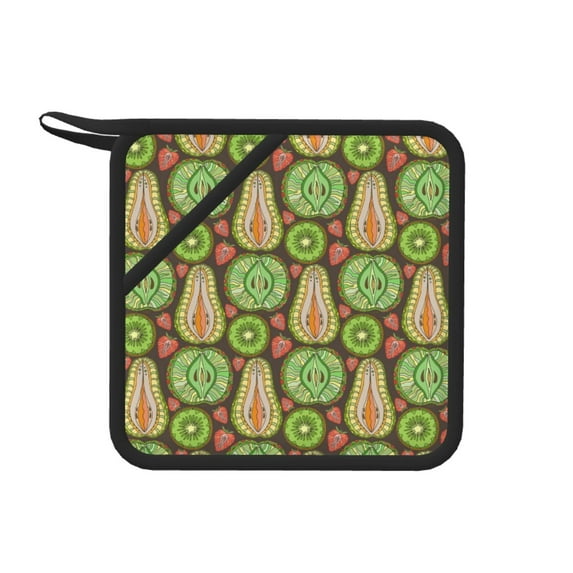 1 PCS Pot Holders for Kitchen - Fruits 1 Silicone Heat Resistant Pot ...