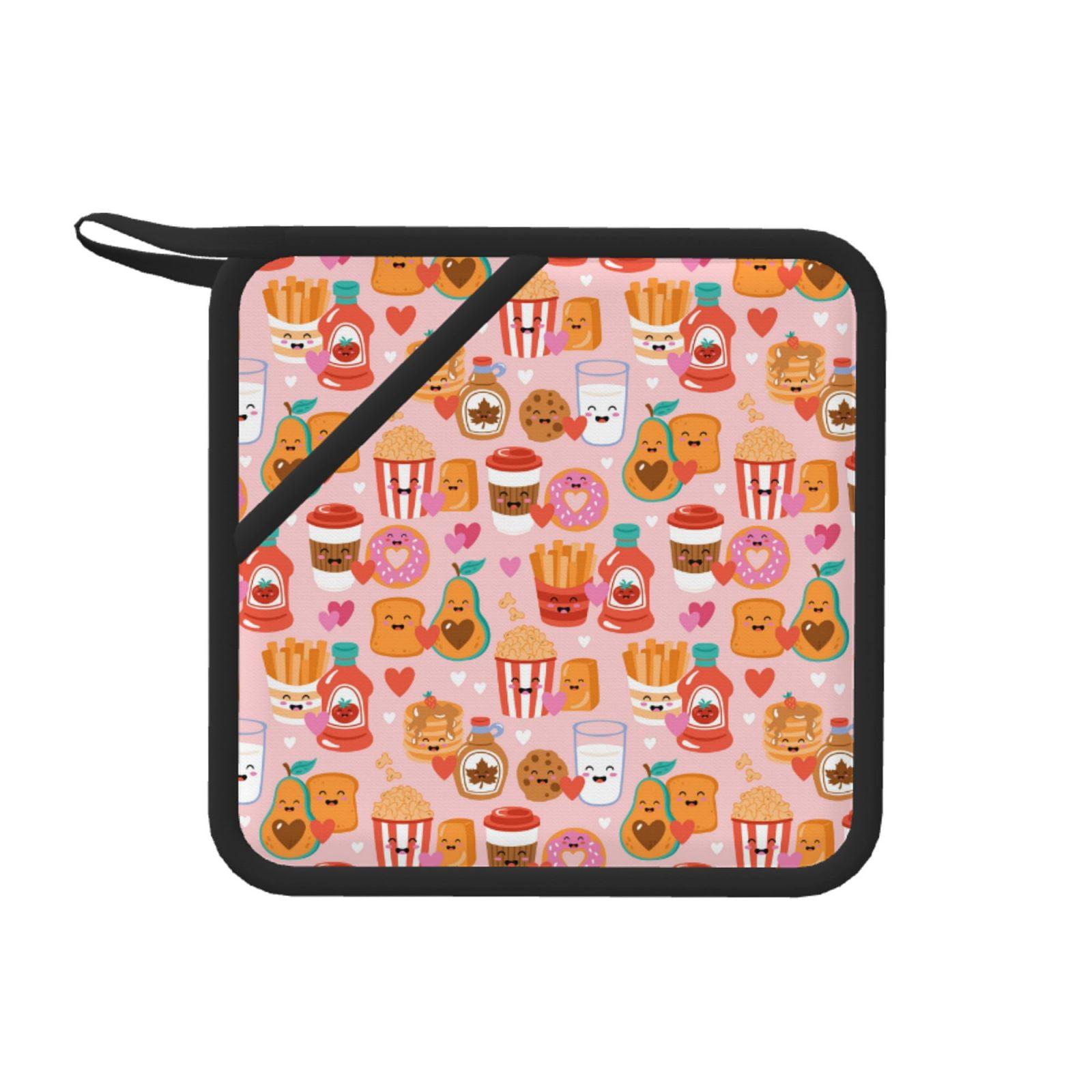 1 PCS Pot Holders for Kitchen - Funny Food Silicone Heat Resistant Pot ...